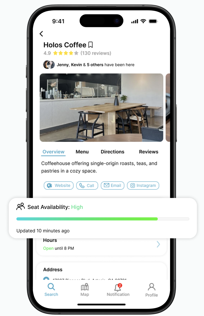 sipn - Find Your Perfect Cafe